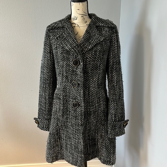 CAbi | Jackets & Coats | Cabi Tweed Coat | Poshmark